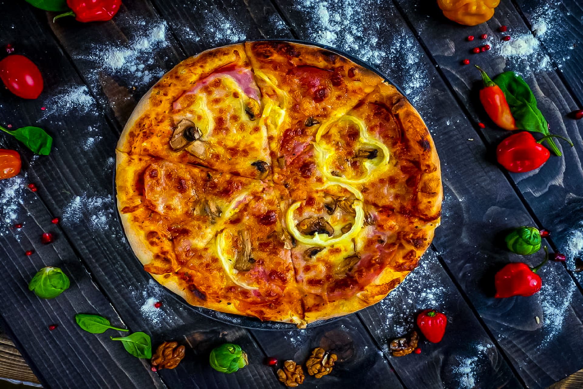 Pizza QUATTRO STAGIONI (Complete Recipe) - Italian National Food